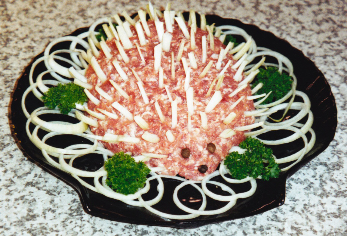 Mettigel, Mett, Fingerfood